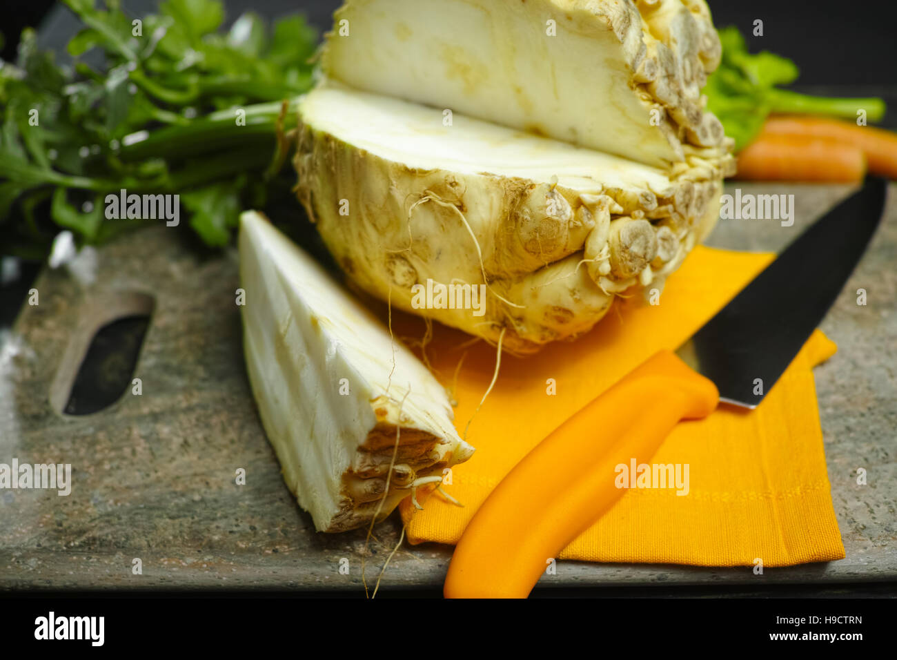 Celery root celeriac source vitamine hi-res stock photography and ...