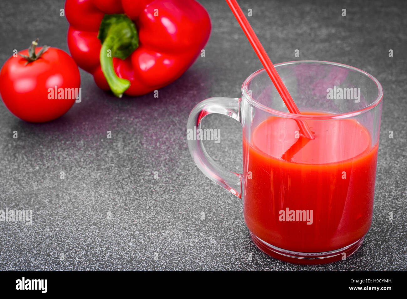Sweet Tasty Vitamin Tomato Juice Studio Photo Stock Photo - Alamy