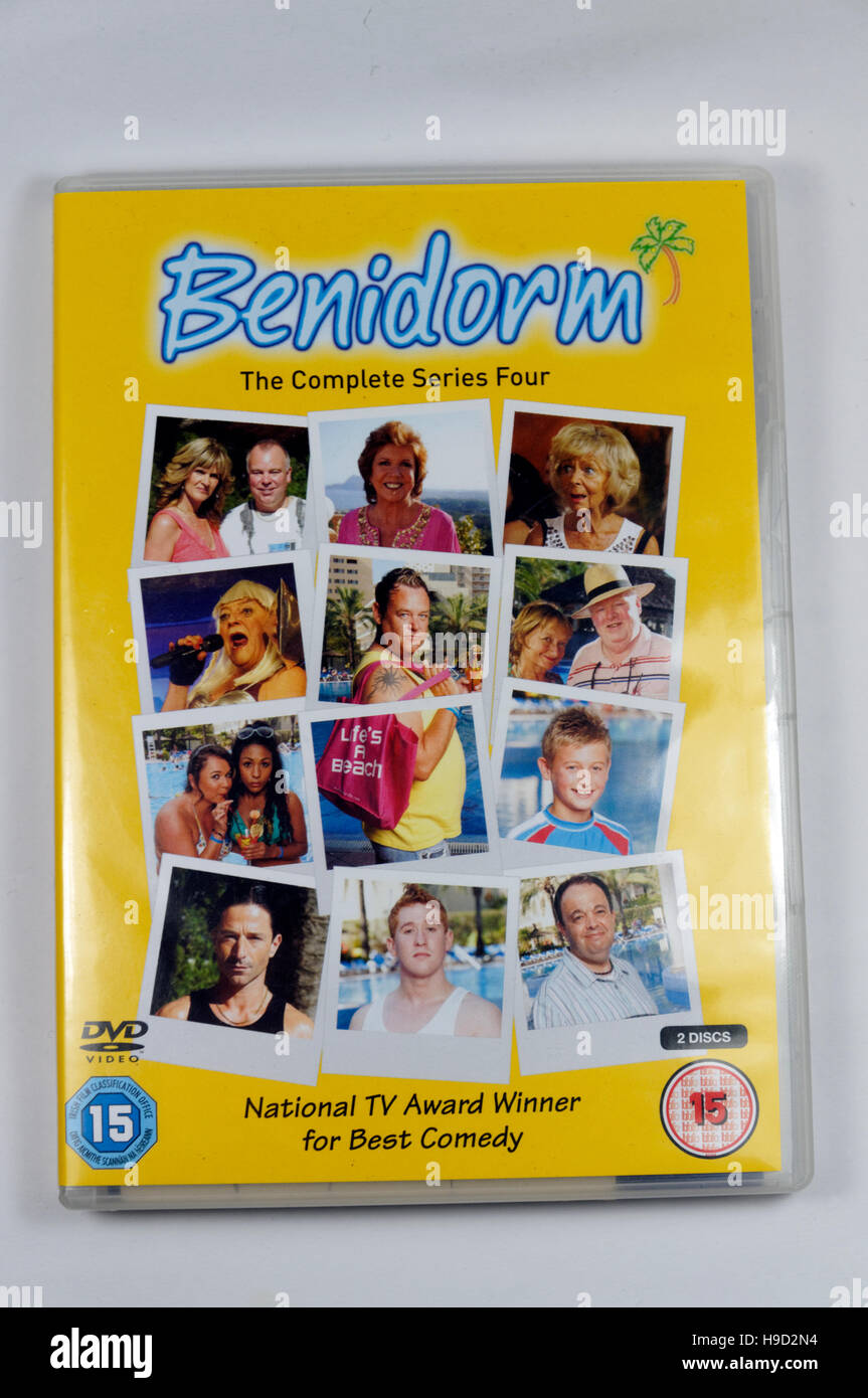 Benidorm tv comedy series DVD Stock Photo - Alamy