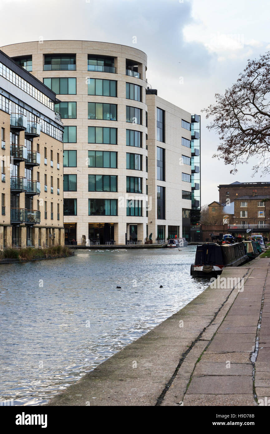King's Place, Regent's Canal, London Stock Photo - Alamy