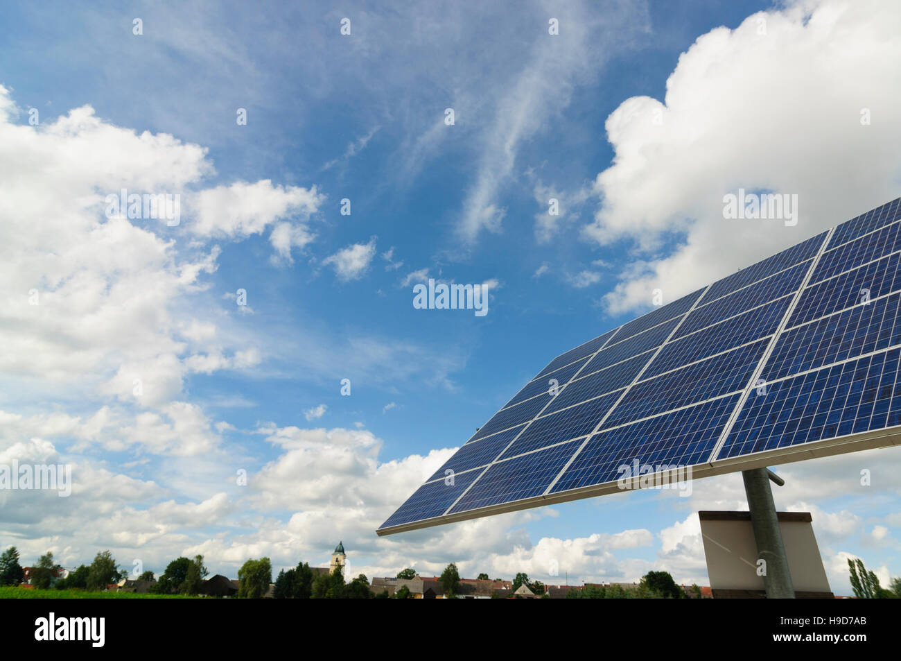 Photovoltaic system (solar cells Stock Photo - Alamy