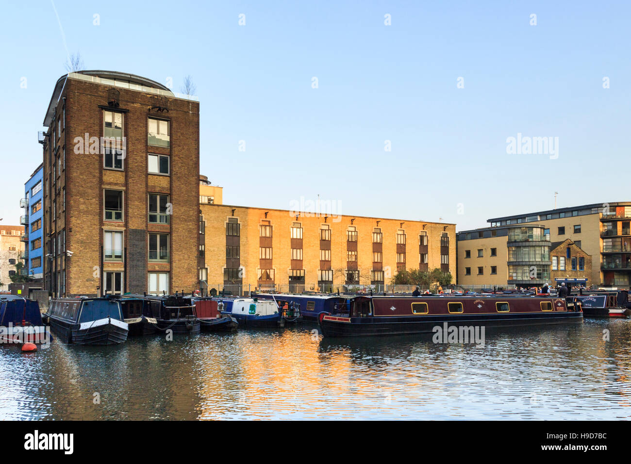 Ice Wharf, Albert Dock and Islington Canal Museum, Regent's Canal, London, UK Stock Photo - Alamy
