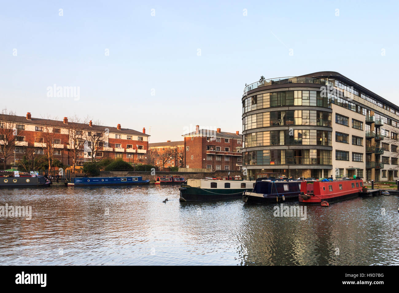 Ice Wharf, Albert Dock and Islington Canal Museum, Regent's Canal, London, UK Stock Photo - Alamy