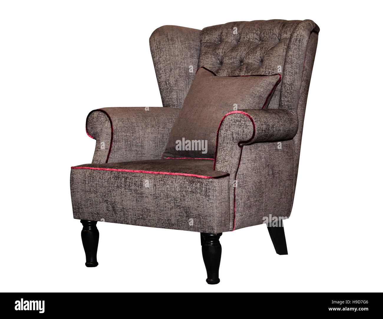 Classic textile chair Stock Photo - Alamy