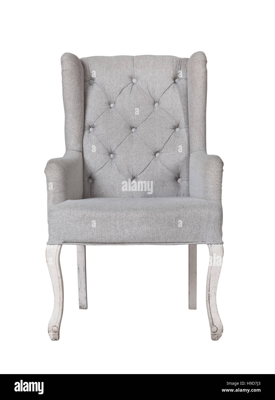 Classic textile chair Stock Photo - Alamy