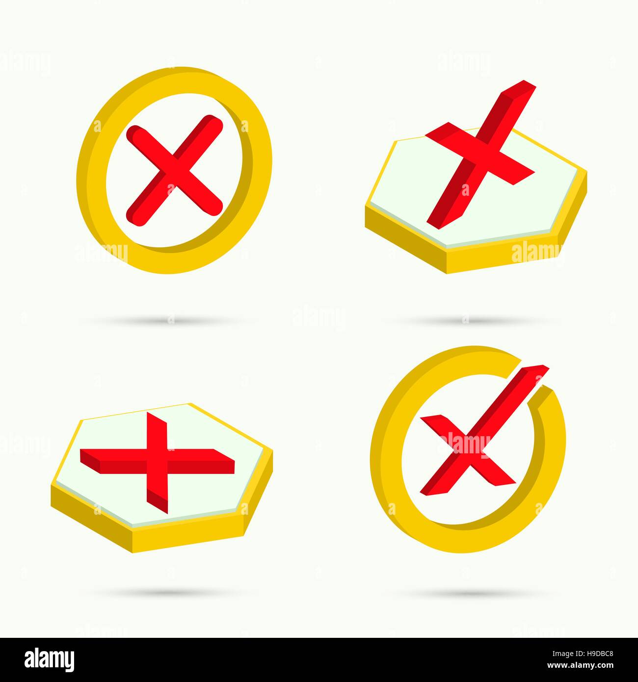 Cancel icon hi-res stock photography and images - Alamy