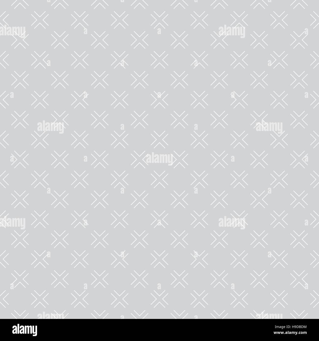 Geometric seamless pattern with lines, crosses and diamonds. Monochrome ...