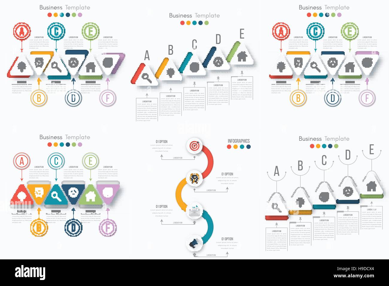 Set with infographics Stock Vector Image & Art - Alamy