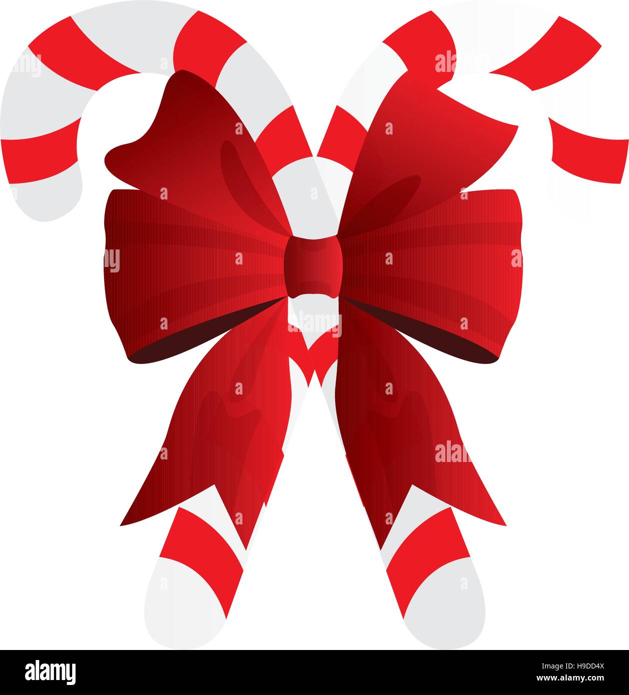 Isolated pair of christmas canes, Vector illustration Stock Vector ...