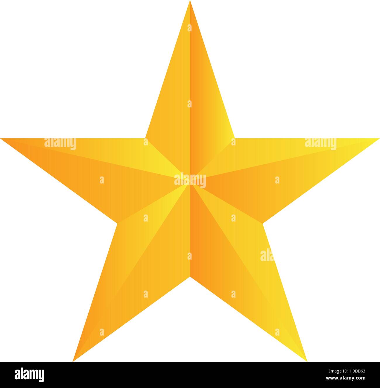 Isolated star shape ornament on a white background, Vector illustration ...