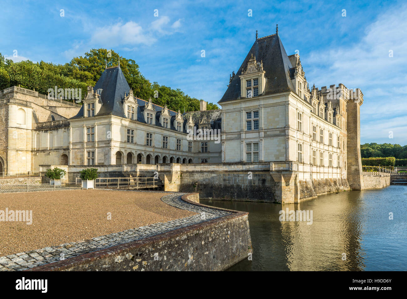 The "Château de Villandry" castle (central France Stock Photo - Alamy
