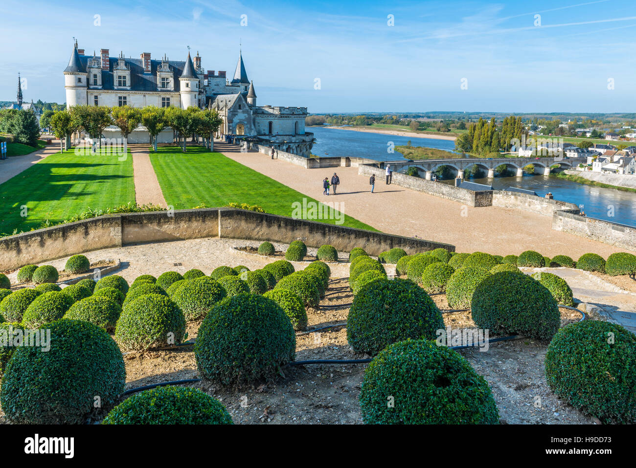 The "Château d'Amboise" castle (central France Stock Photo - Alamy