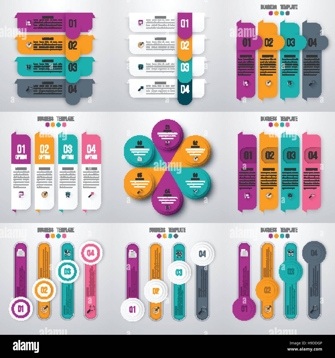 Set with infographics Stock Vector Image & Art - Alamy