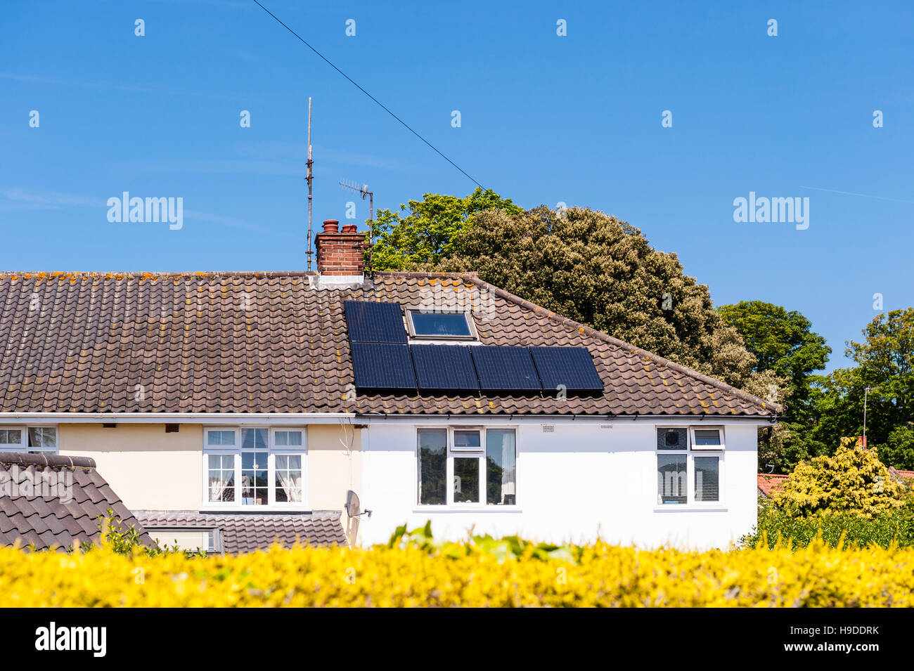 Solar powered domestic hi-res stock photography and images - Alamy