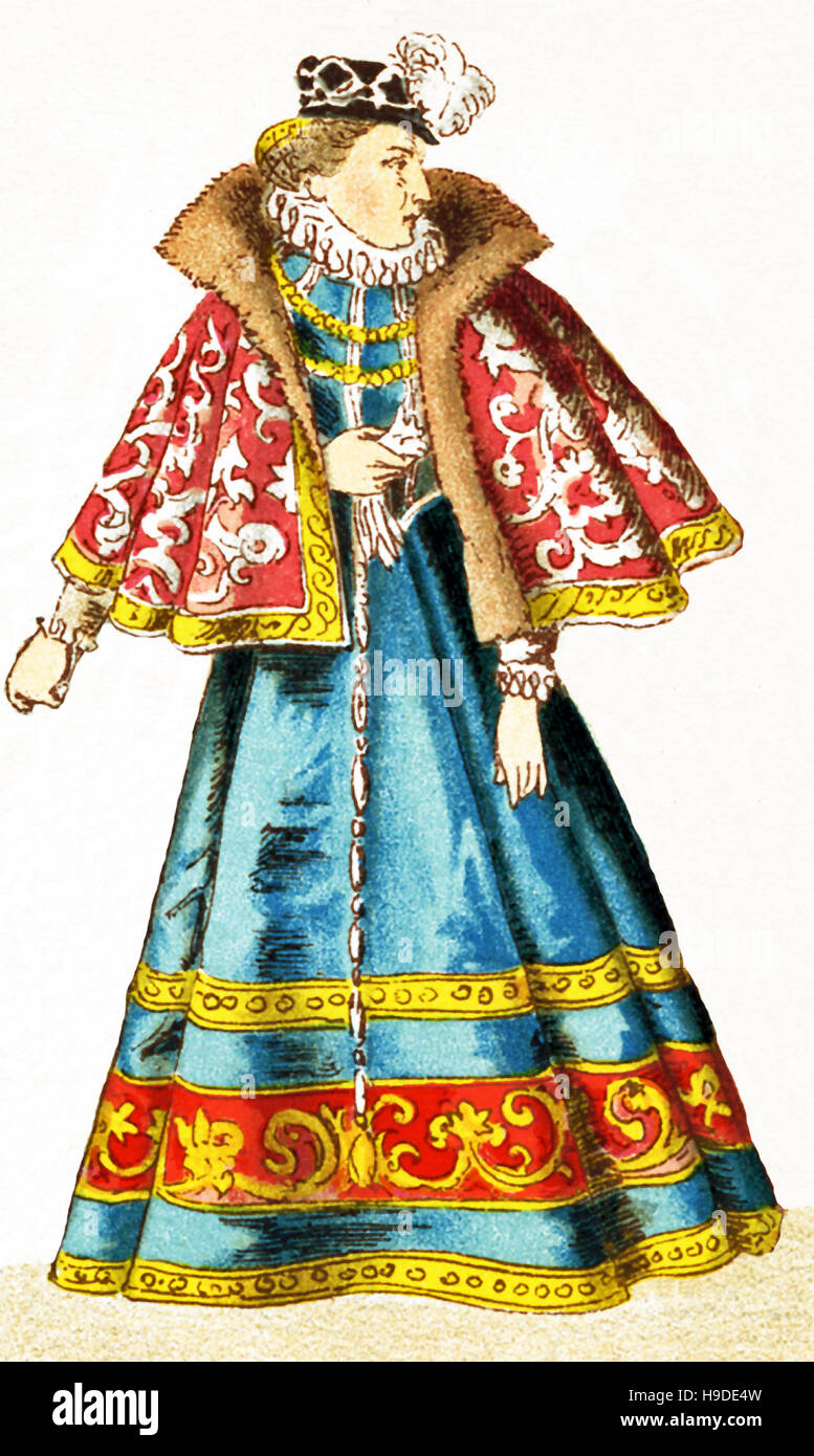 The German figure represented here is a woman from Misnia. The ...