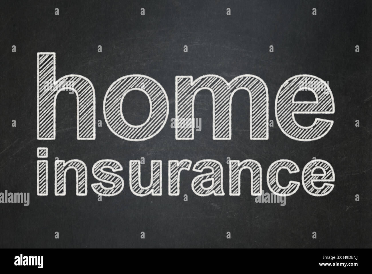 Insurance concept: Home Insurance on chalkboard background Stock Photo ...