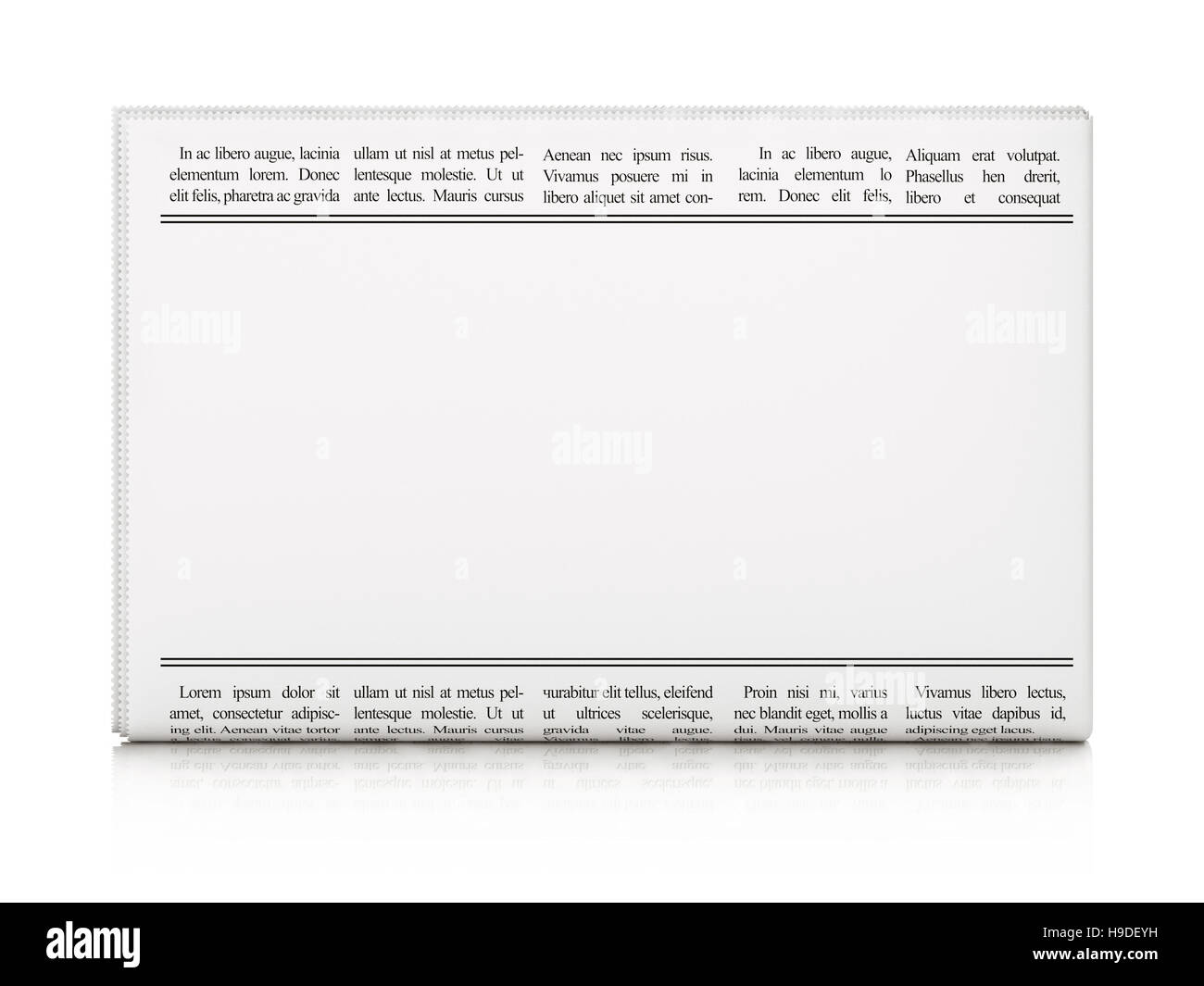 News concept: newspaper with International News and Newspaper Stock ...