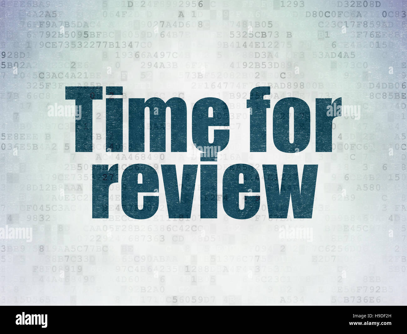 Timeline concept: Time for Review on Digital Data Paper background ...