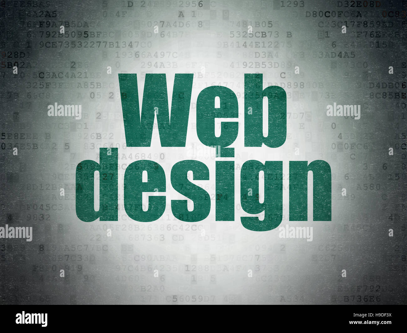 Web design concept: Web Design on Digital Data Paper background Stock Photo - Alamy