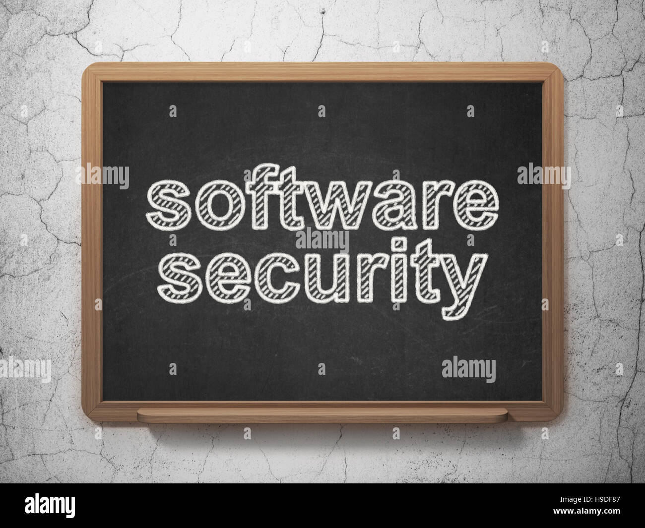 Privacy concept: Software Security on chalkboard background Stock Photo - Alamy