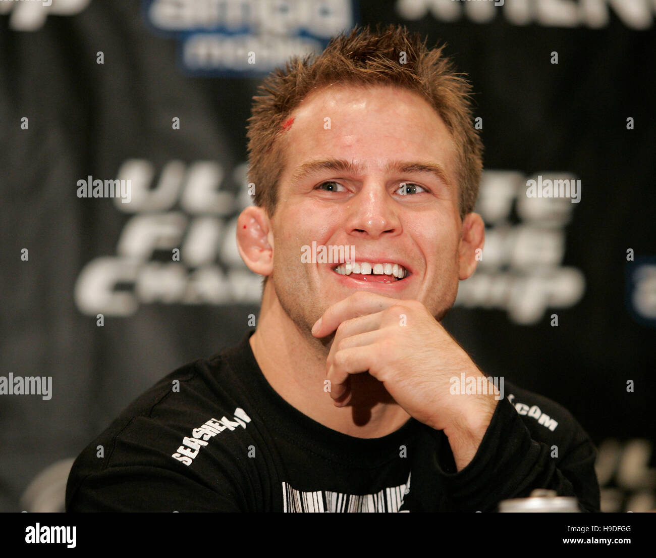 Sean Sherk at a press conference at the Ultimate Fighting Championships ...
