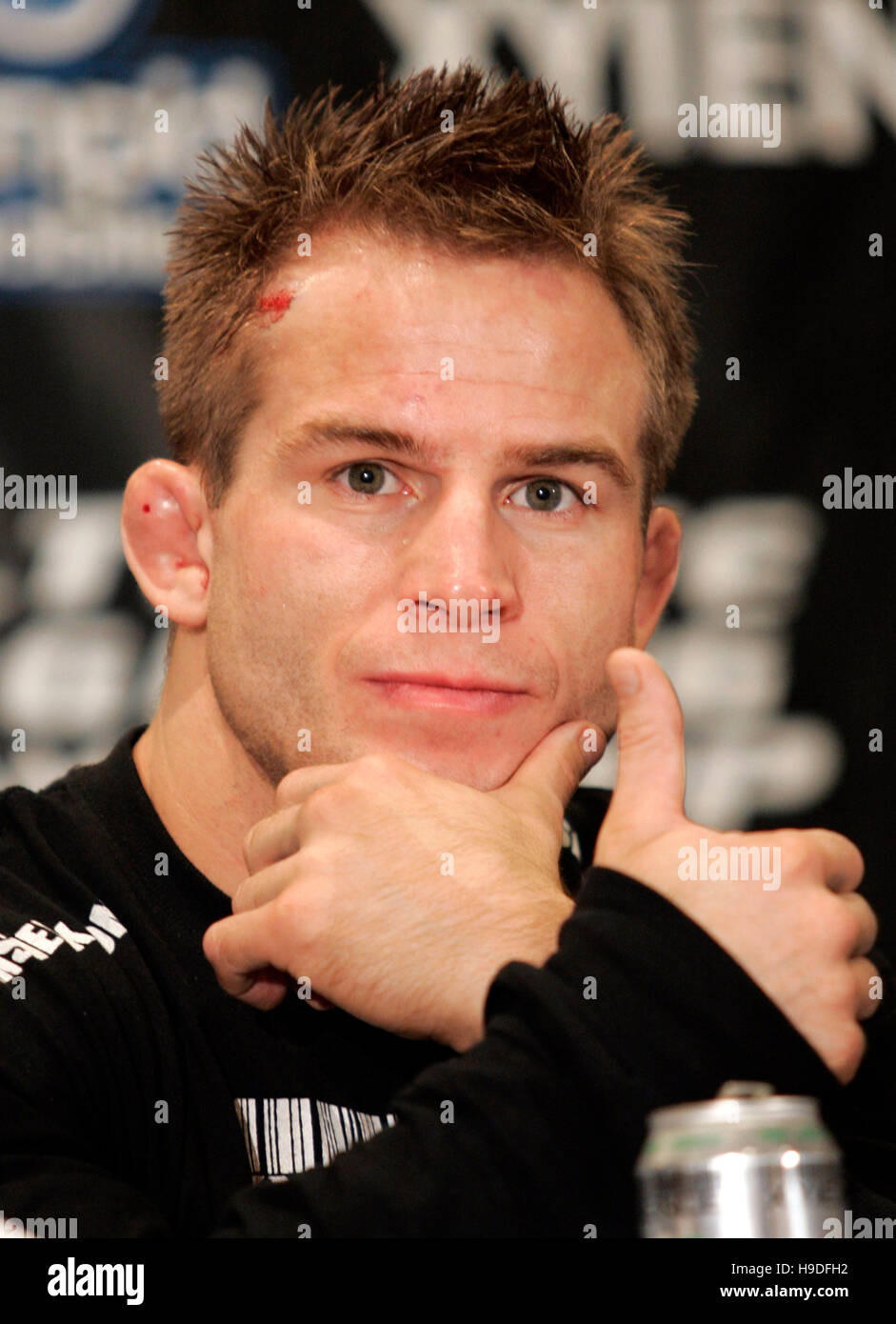 Sean Sherk at a press conference at the Ultimate Fighting Championships ...