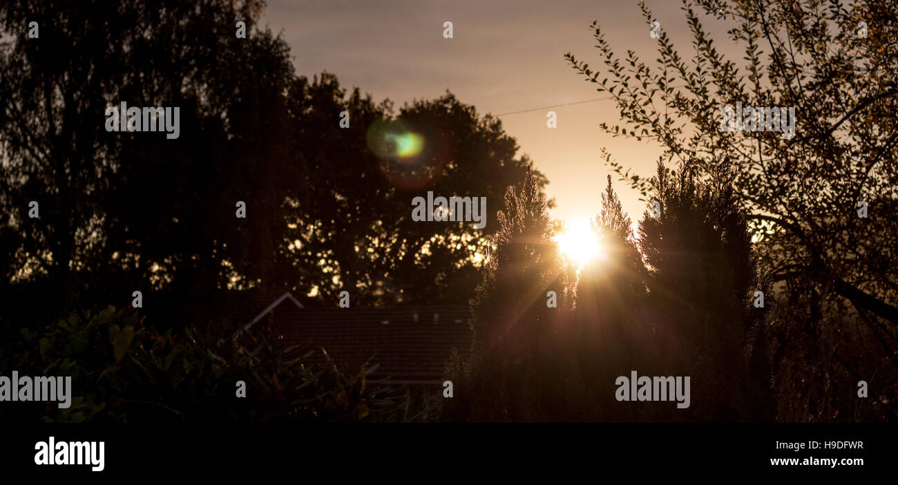 Lens flare sunrise hi-res stock photography and images - Alamy