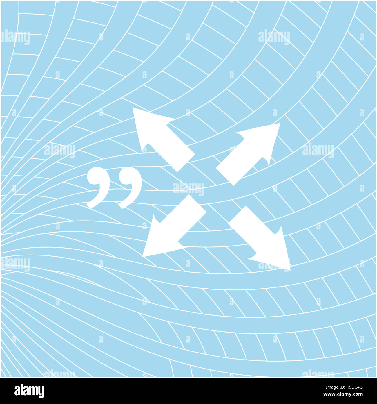 Quotation mark speech bubble. quote sign icon, arrow set sign Stock ...