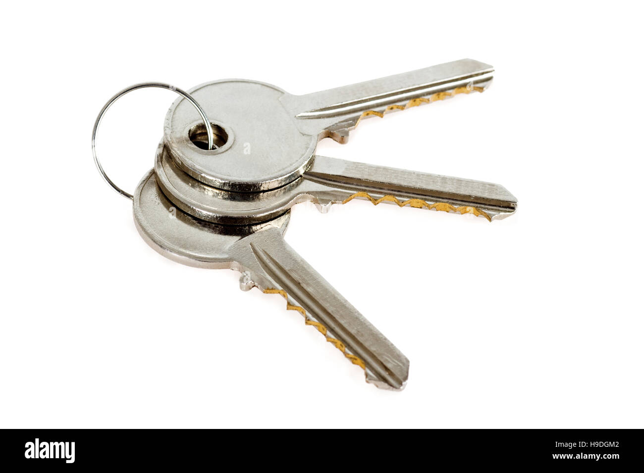 Keys isolated on white background Stock Photo - Alamy