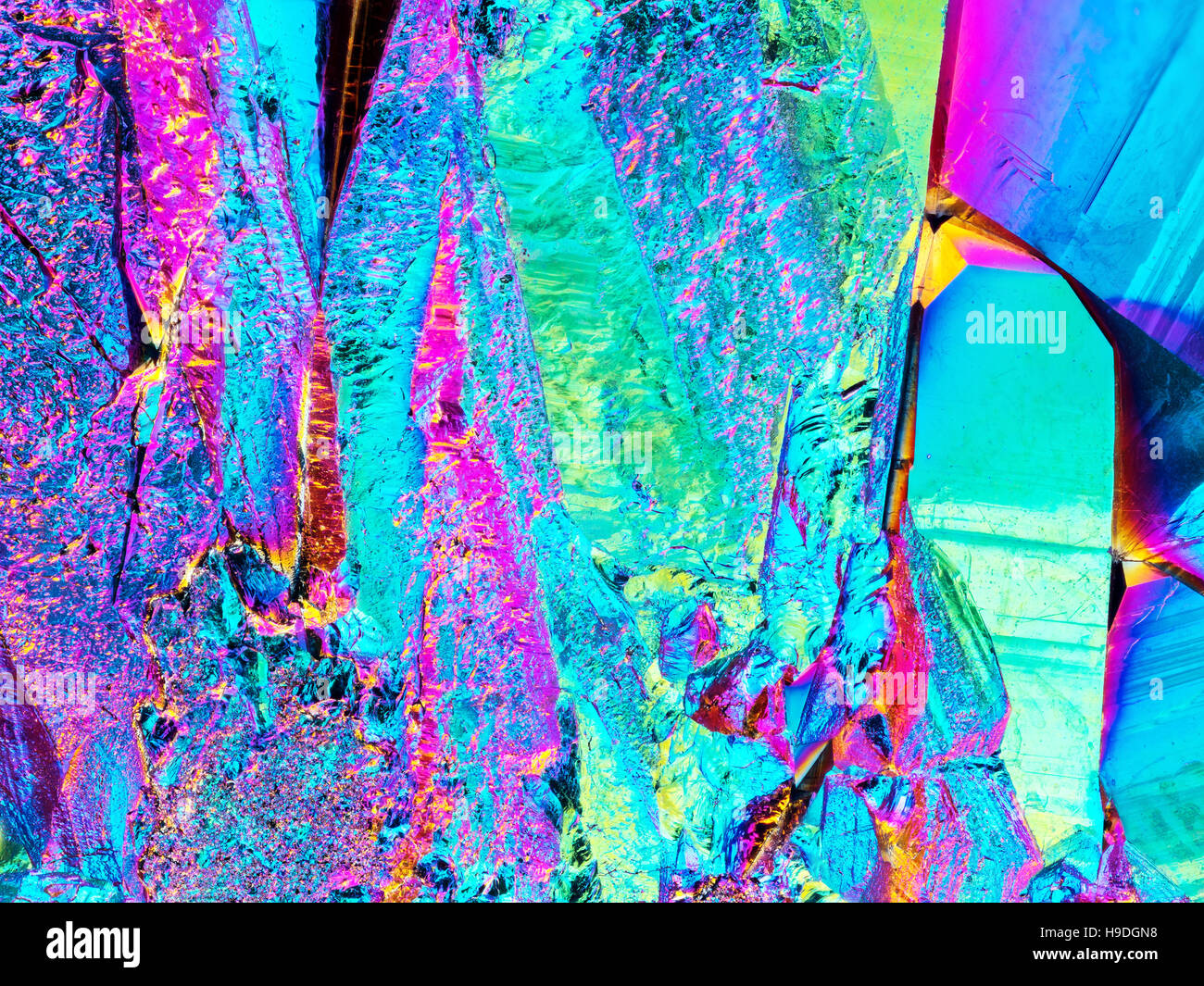 Extreme sharp and detailed Titanium rainbow aura quartz crystal cluster ...