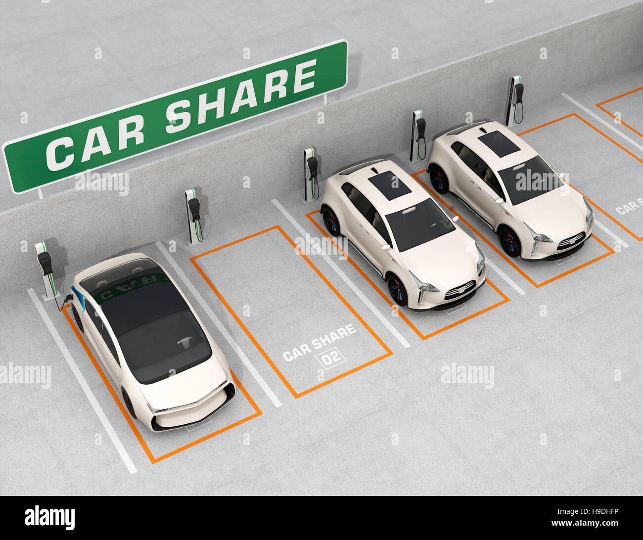 Ev car sharing hi-res stock photography and images - Alamy