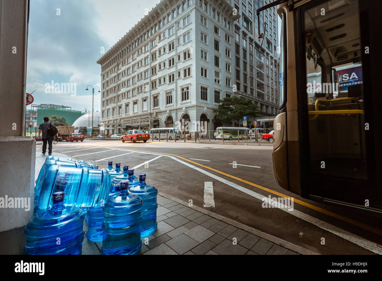 Street Hong Kong famous Nathan Road Tsim Sha Tsui Stock Photo - Alamy