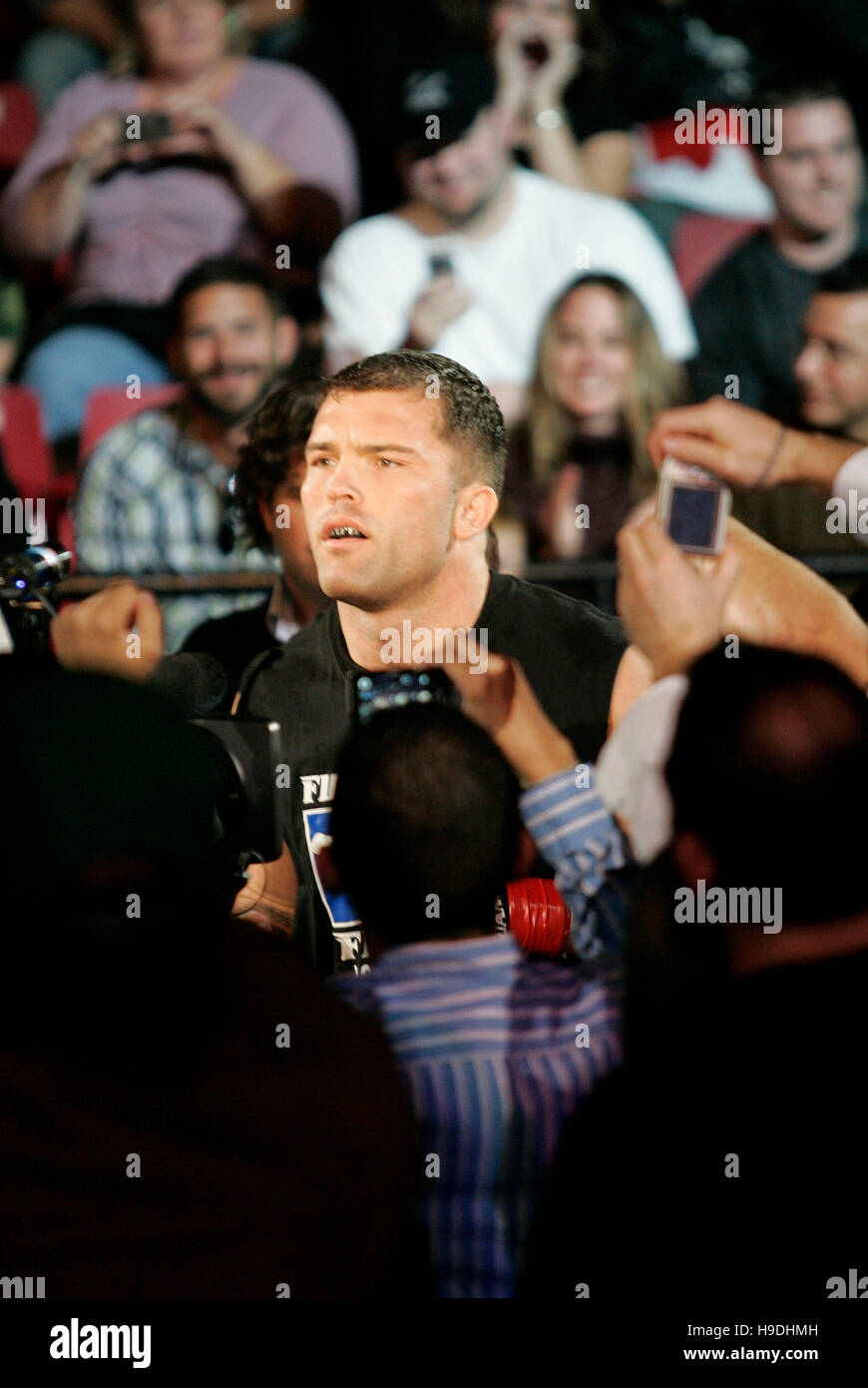 James Irvin before his fight against Hector Ramirez during the Ultimate ...