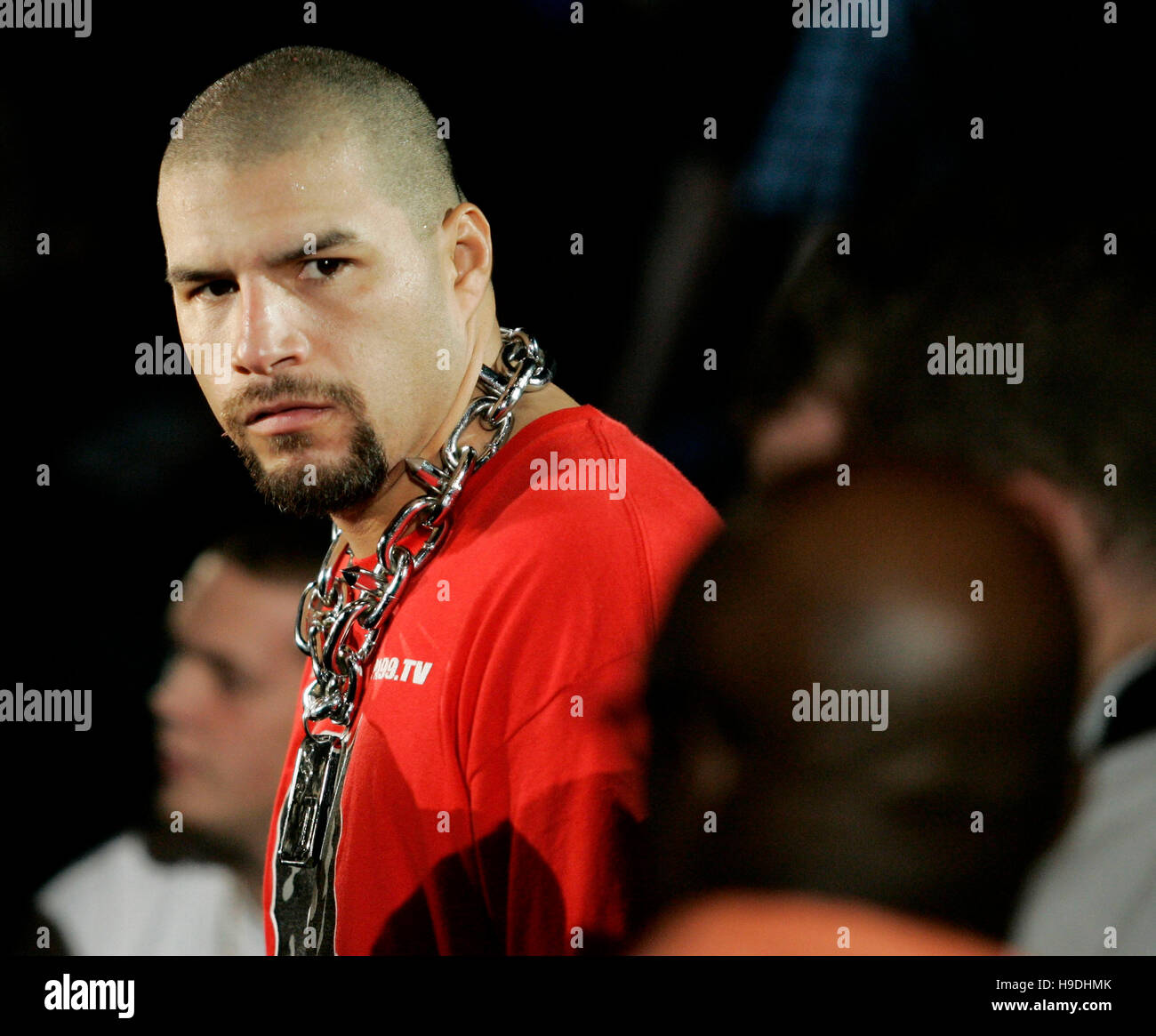 Hector Ramirez before his fight against James Irvin during the Ultimate ...