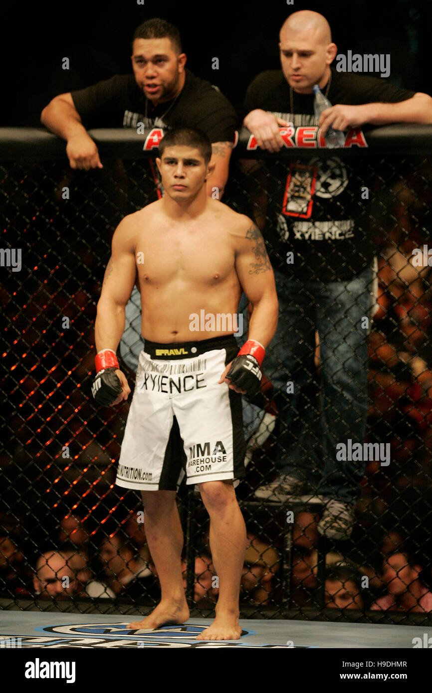 Joe Stevenson before his fight with Dokonjonosuke Mishima of Japan ...