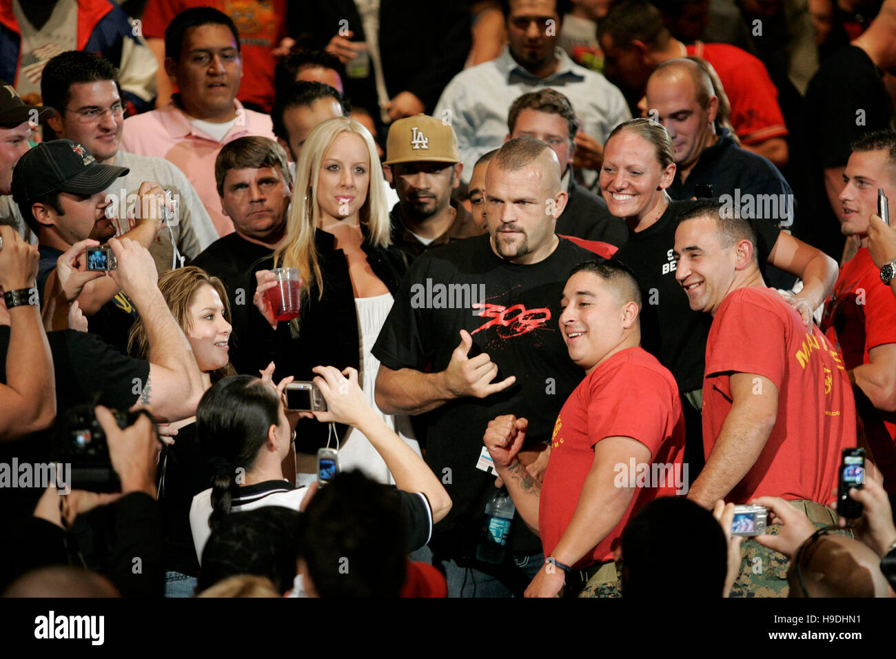 Chuck Liddell with his fans during the Ultimate Fighting Championship ...
