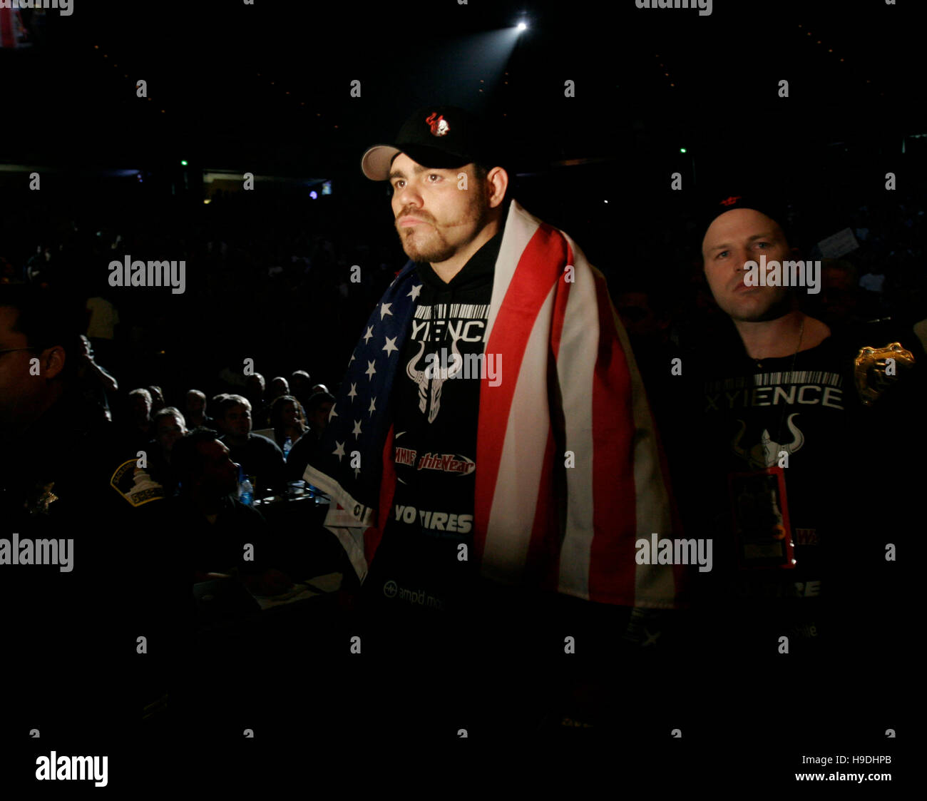 Tim Sylvia enters the arena to fight Jeff Monson during the Ultimate ...