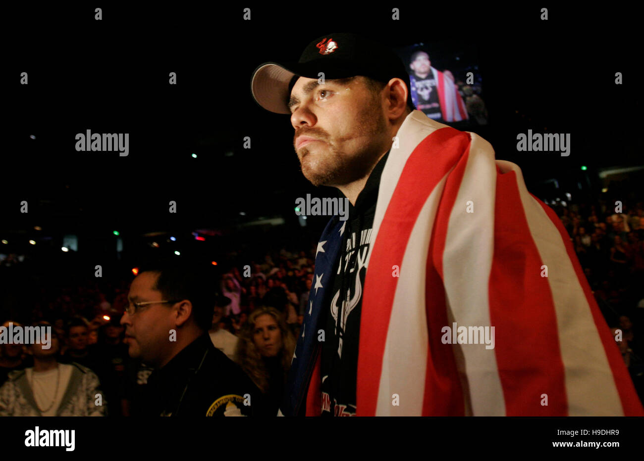 Tim Sylvia enters the arena to fight Jeff Monson during the Ultimate ...