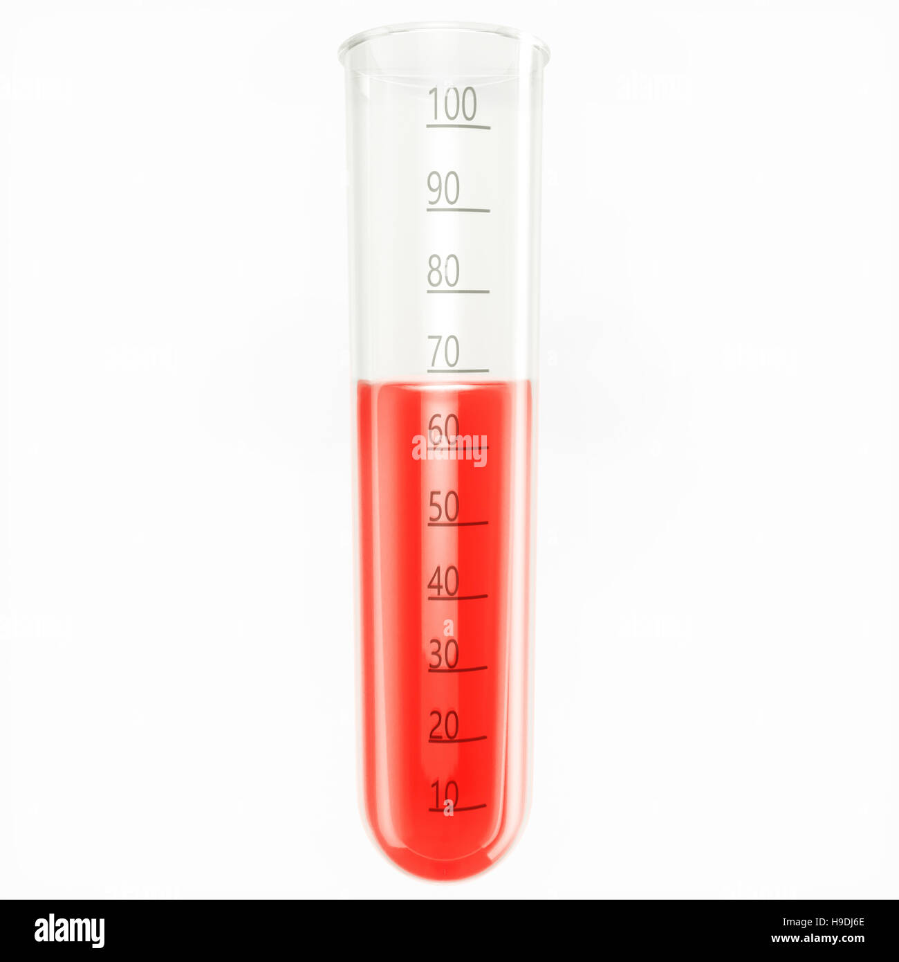 Blood sample in test tube - 3d rendering Stock Photo - Alamy