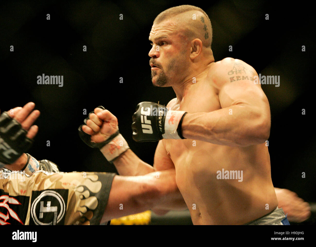 Chuck Liddell at the Ultimate Fighting Champion Championship UFC 66 at ...