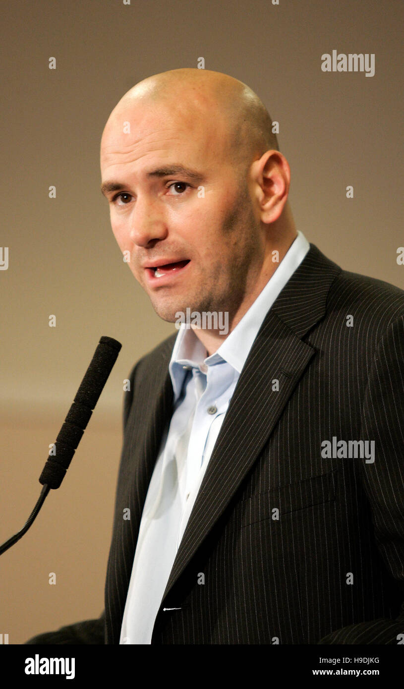 UFC President Dana White at the post fight press conference for ...