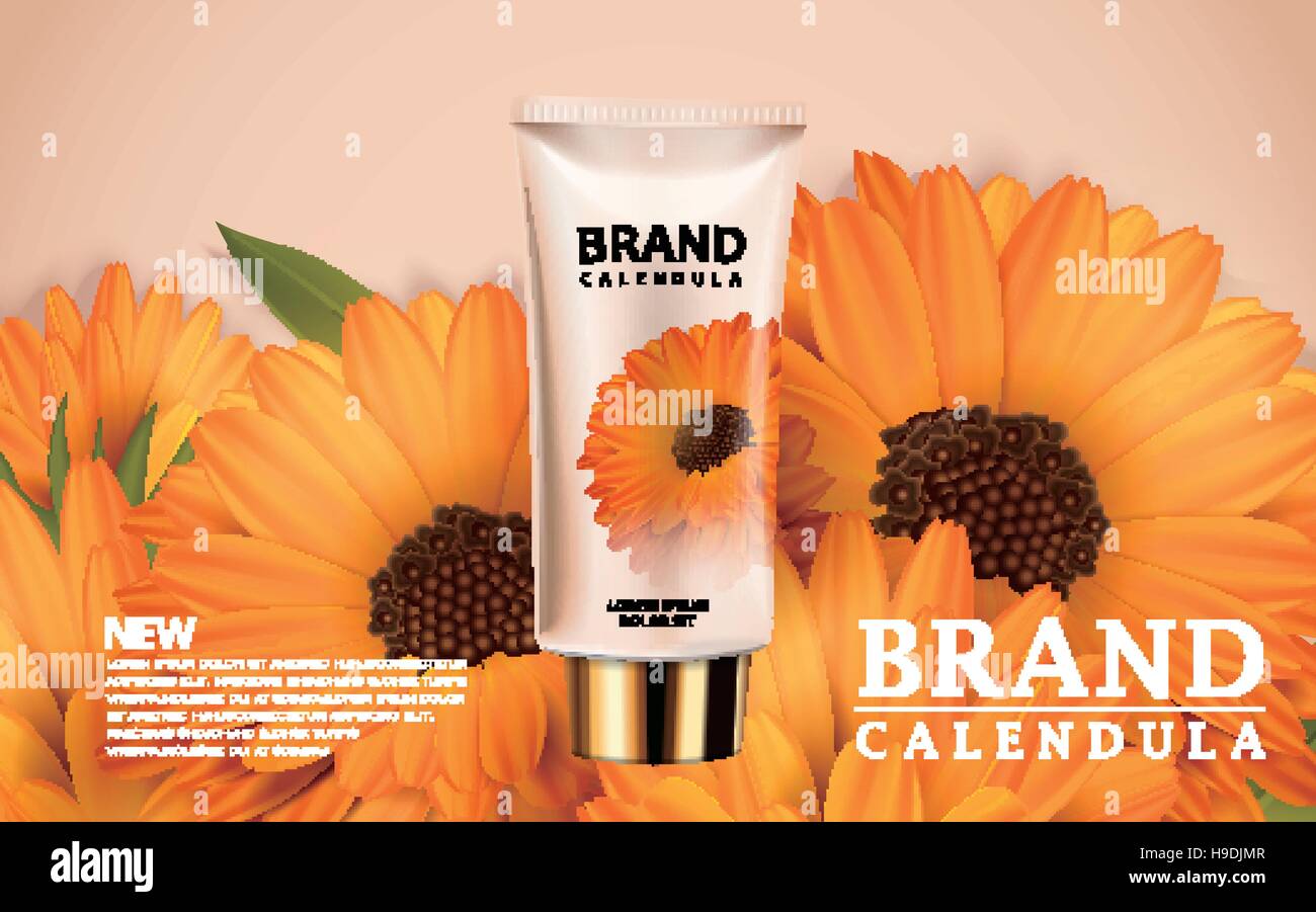 Hand care applying cream Stock Vector Images - Alamy