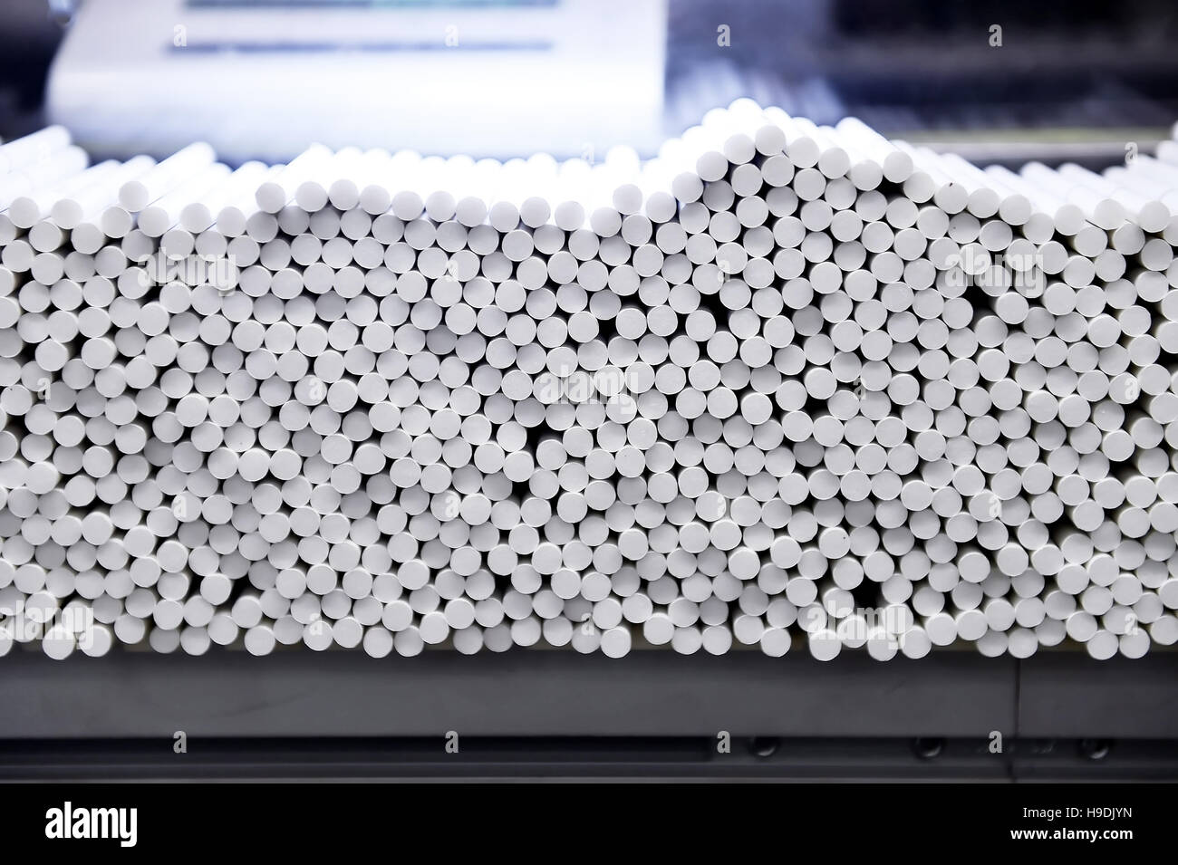 Cigarettes production process inside a modern factory Stock Photo - Alamy