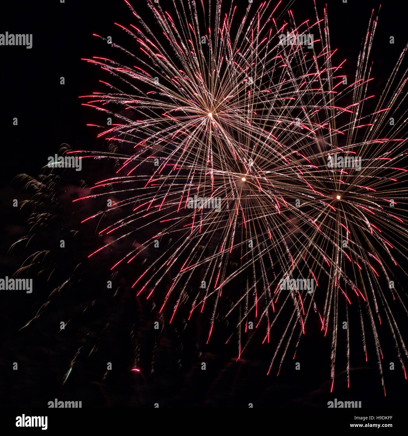 Fireworks light up the sky with dazzling display in Palamos, town in ...