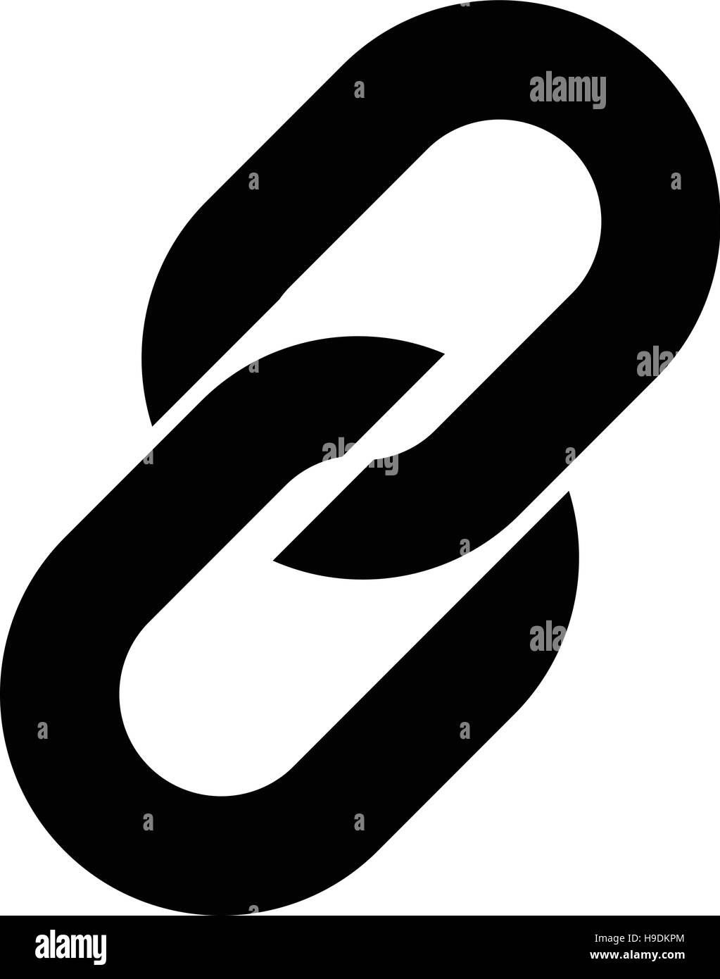 Black link icon Stock Vector Image & Art - Alamy