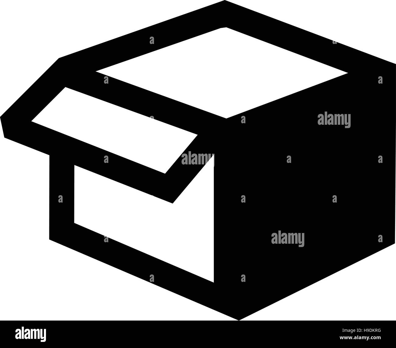 Open box icon Stock Vector Image & Art - Alamy