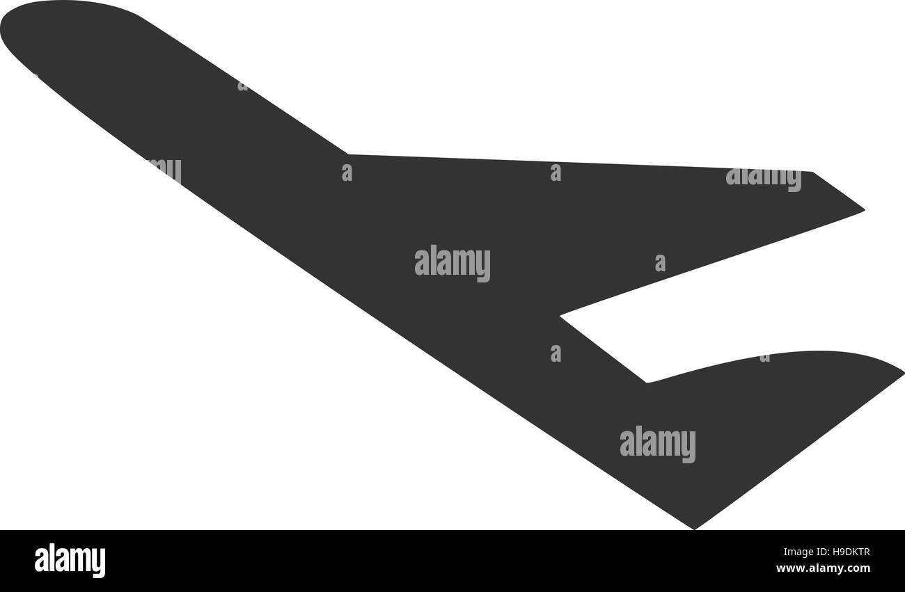 Airplane Icon Black and White Stock Photos & Images - Alamy