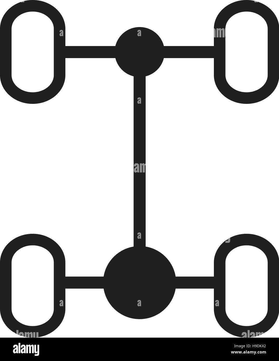 Rolling car symbol Stock Vector Images - Alamy