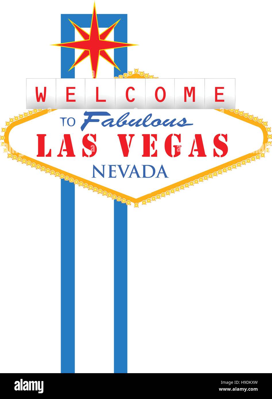 Light las vegas Stock Vector Images - Alamy