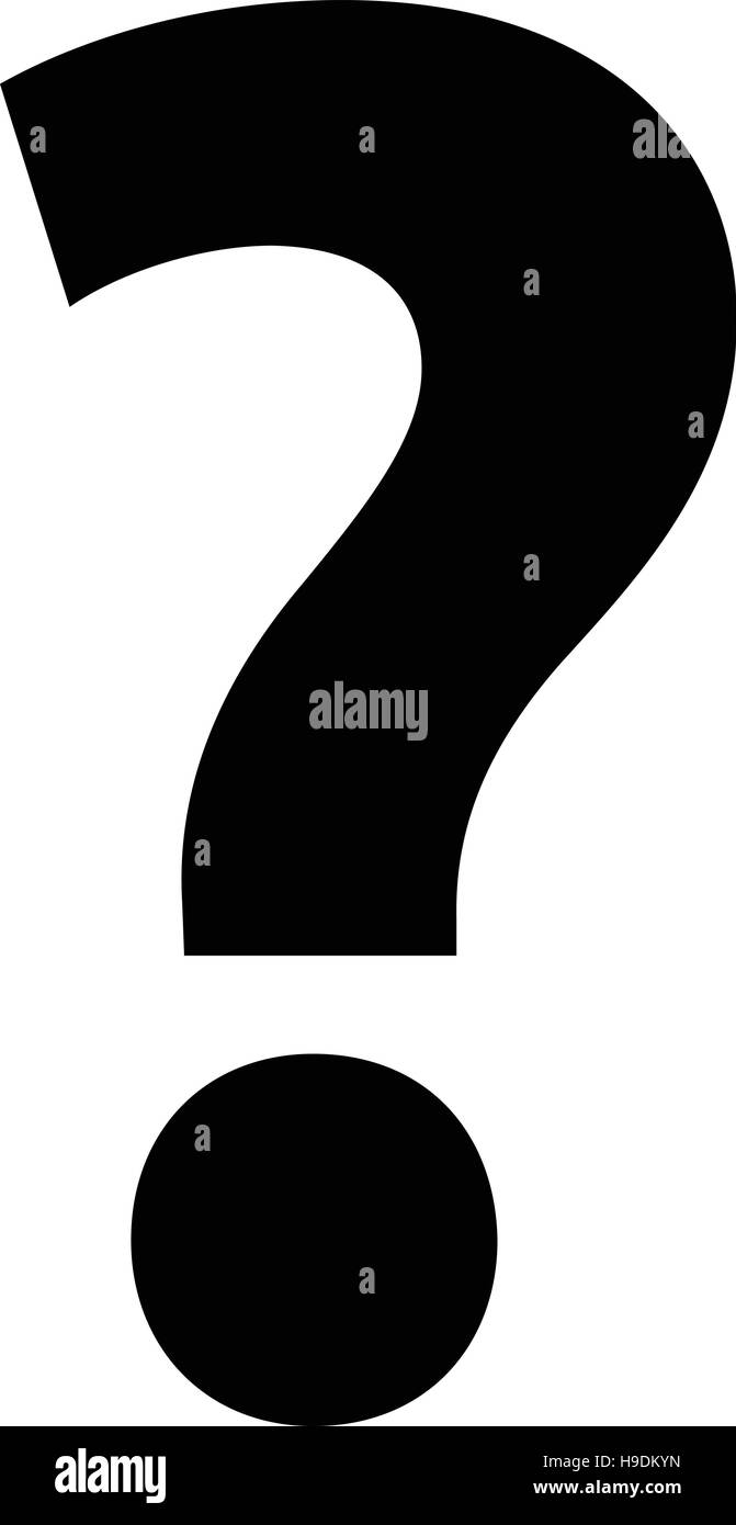 Question mark book icon Black and White Stock Photos & Images - Alamy